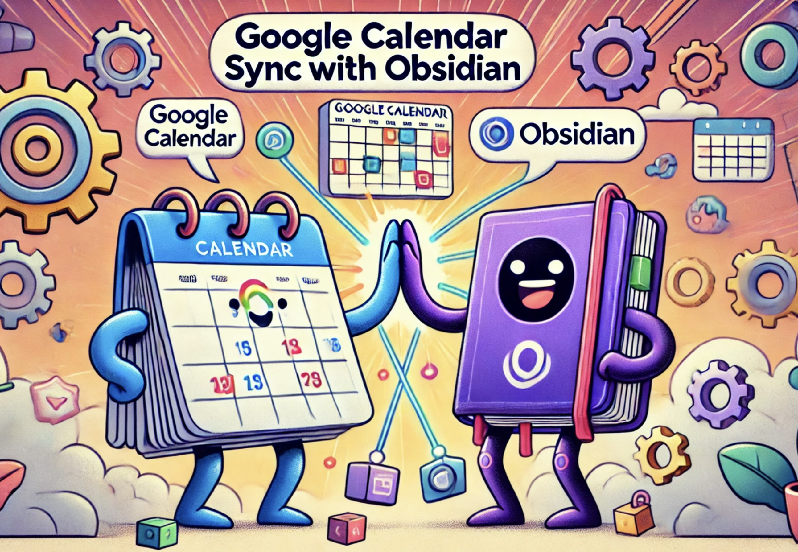 Obsidian "Actions" - Google Calendar Syncing
